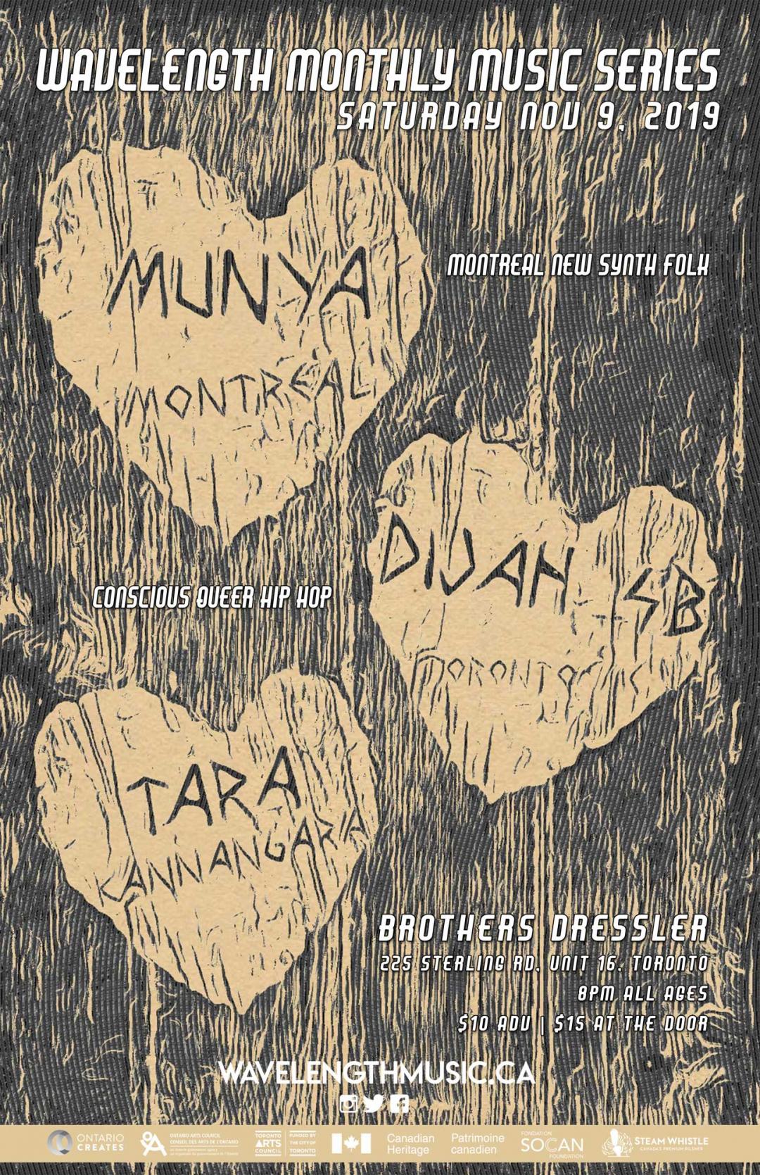Tickets for MUNYA + Dijah SB + Tara Kannangara in Toronto from ShowClix