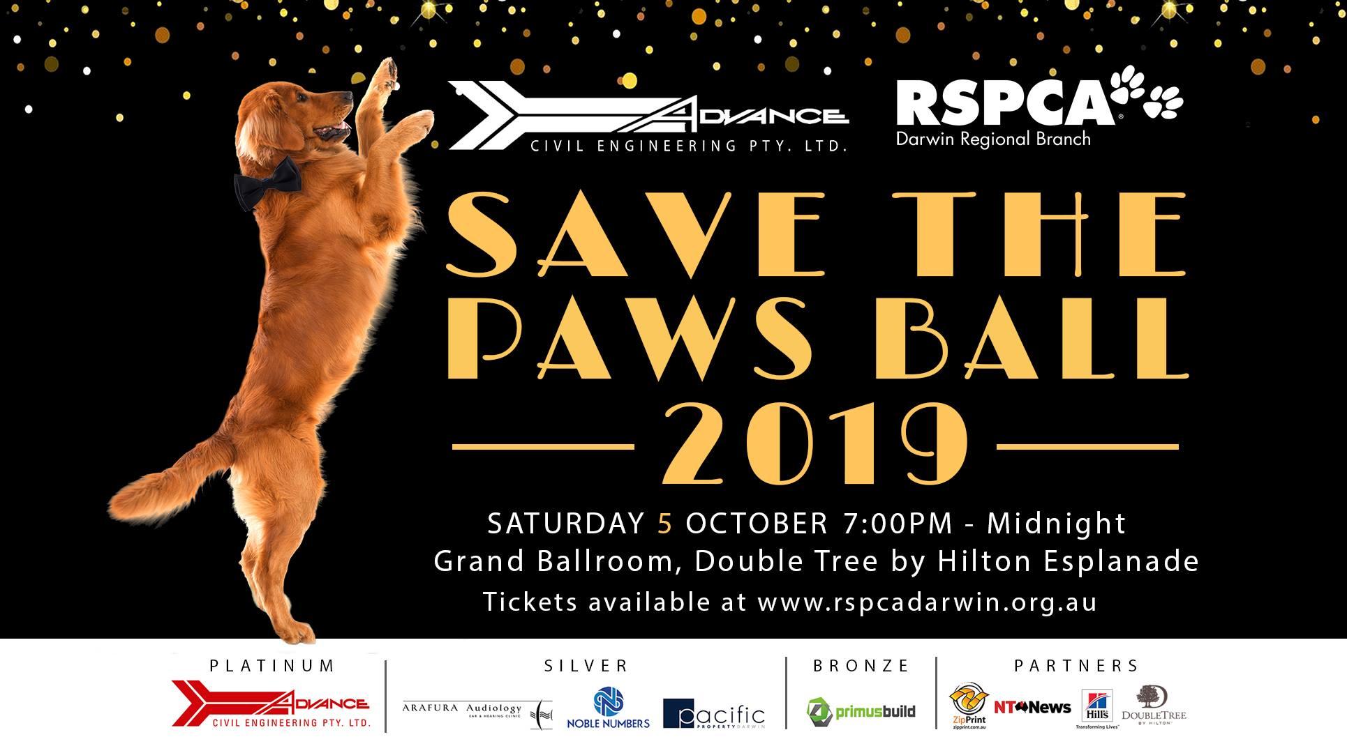 Tickets for Advance Civil Engineering RSPCA Save the Paws Ball in ...