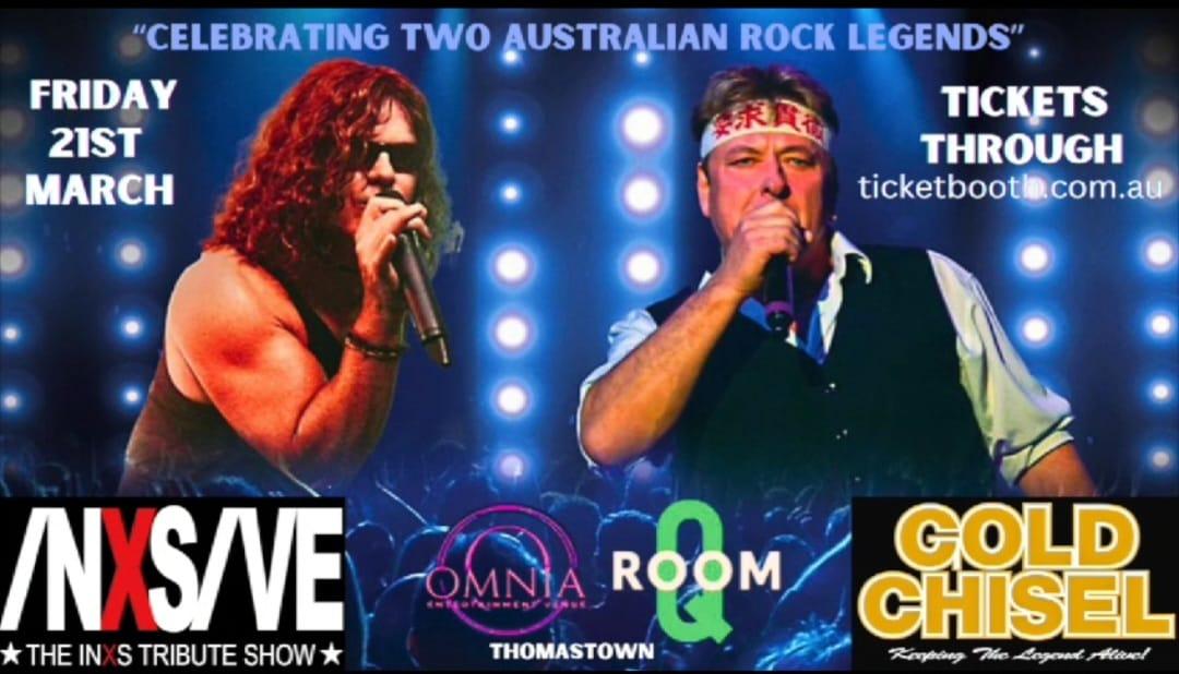 Tickets for INXSIVE & GOLD CHISEL Live in Thomastown from Ticketbooth