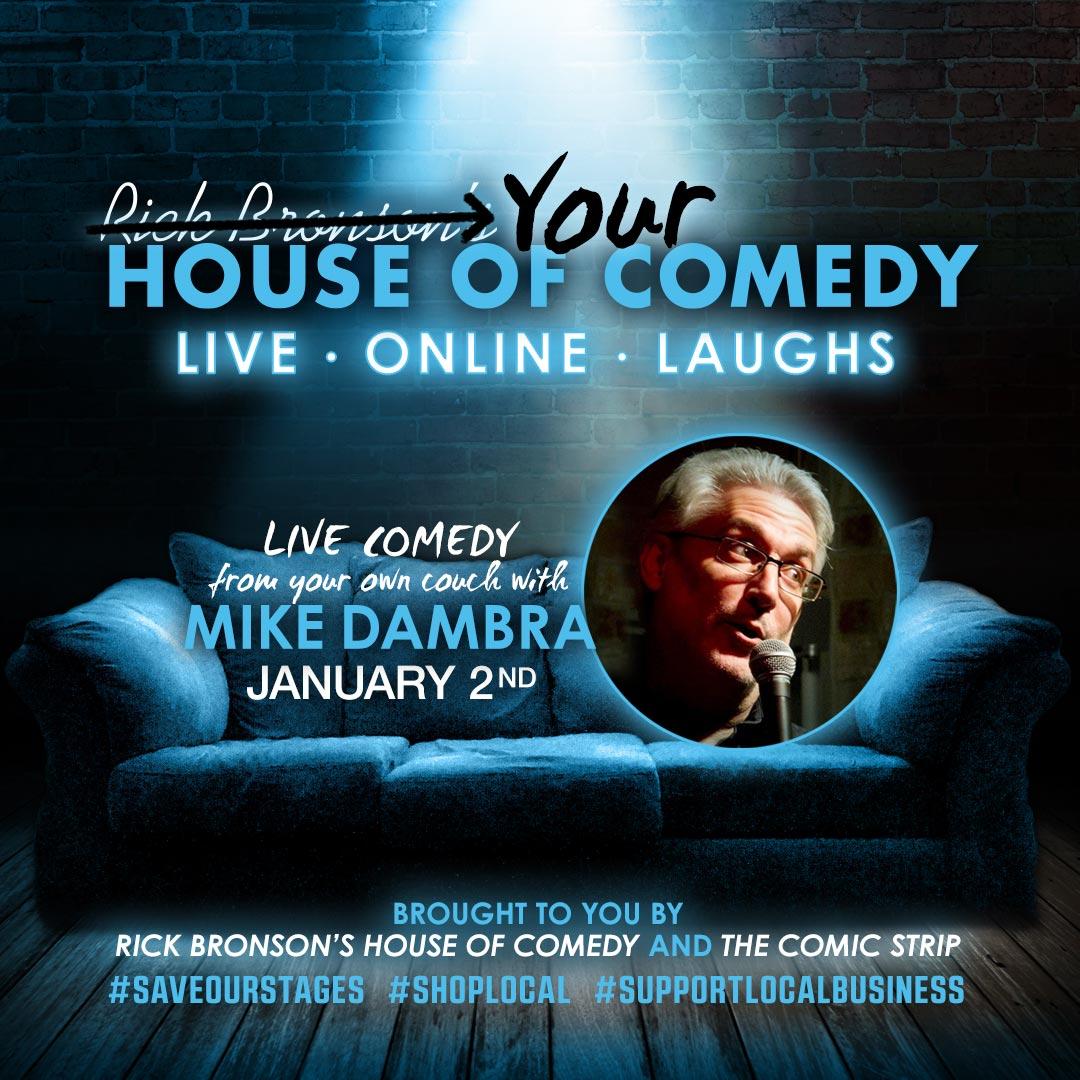 Tickets for Mike Dambra - Virtual Show - Save Our Stages in Bloomington ...