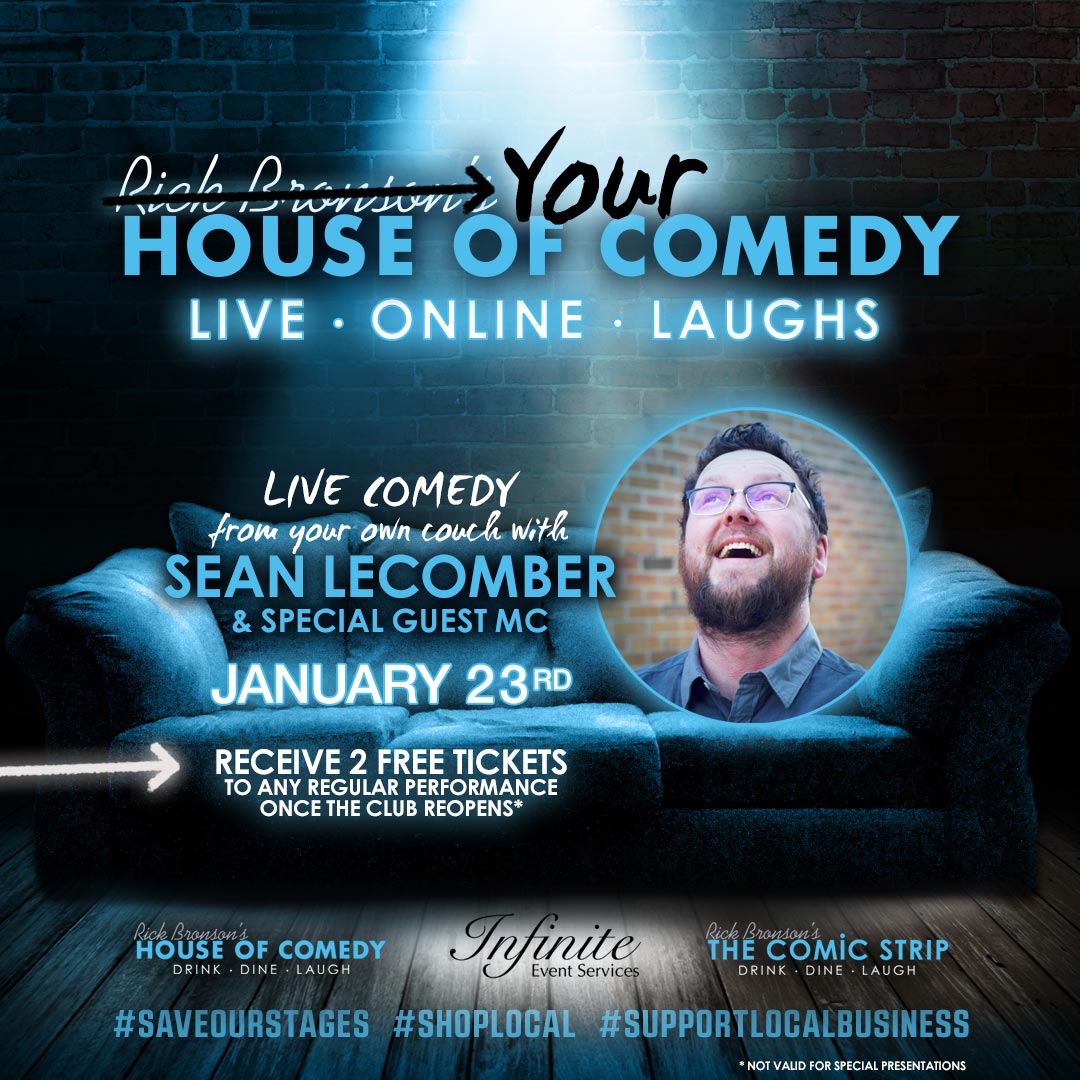 Tickets for Sean Lecomber Virtual Show in Edmonton from House of Comedy ...