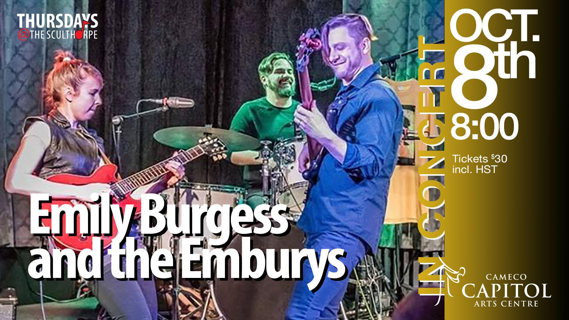 Tickets for Emily Burgess and The Emburys in Port Hope from ShowClix