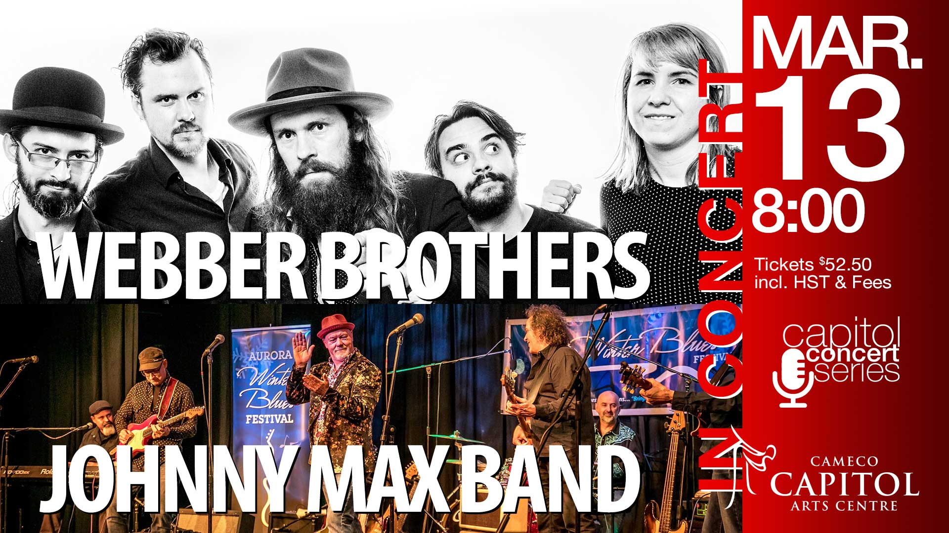 Tickets for Johnny Max Band & The Webber Brothers in Port Hope from ...