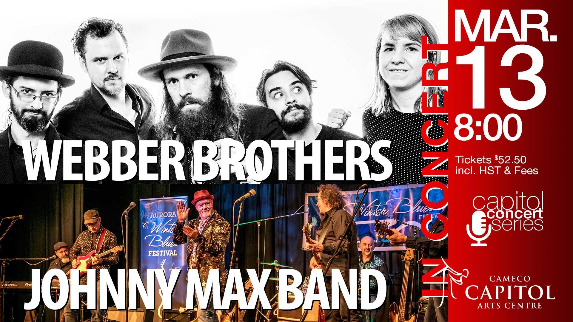 Tickets for Johnny Max Band & The Webber Brothers in Port Hope from ...
