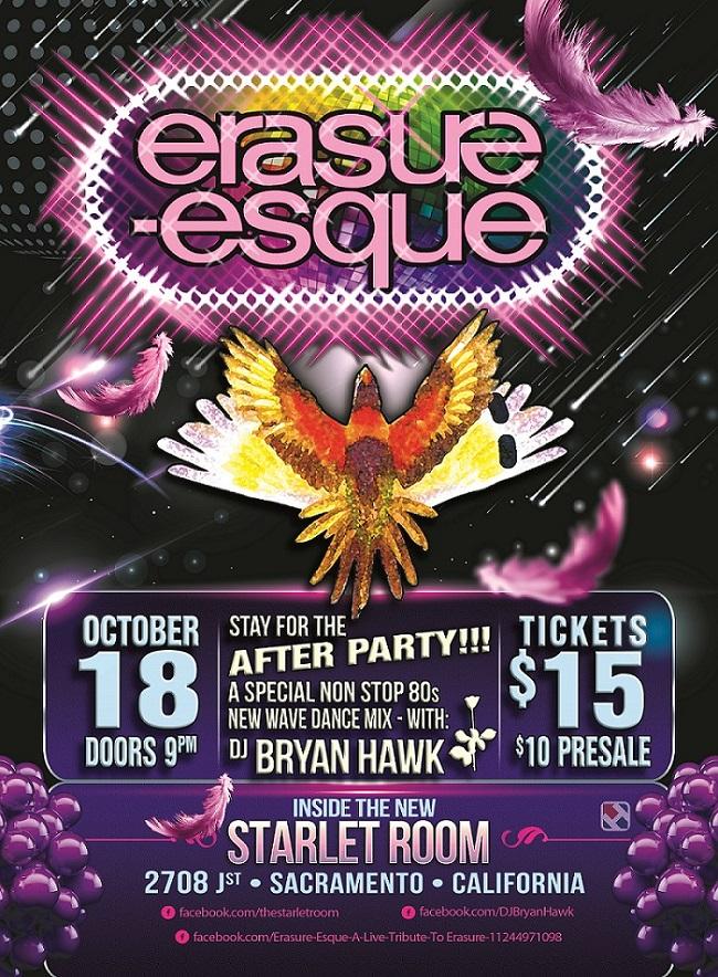 Tickets for Erasure-esque in Sacramento from Harlows