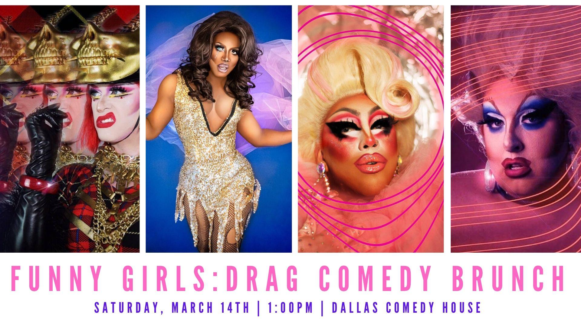 Tickets for POSTPONED Funny Girls: Drag Comedy Brunch in Dallas from ...