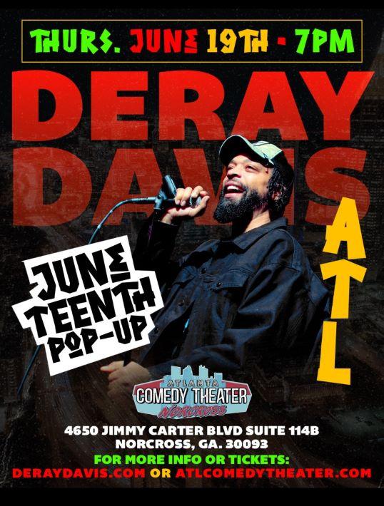 Tickets for Deray Davis Special Engagement in Norcross from Atlanta ...
