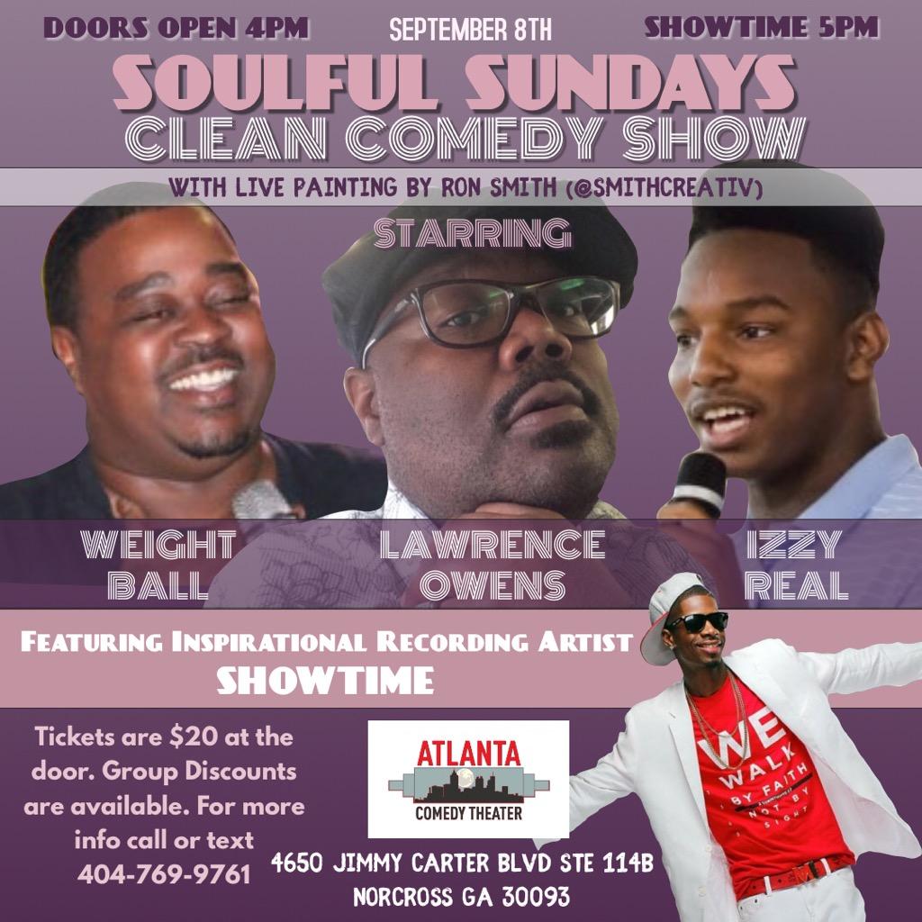 Tickets for SOULFUL SUNDAYS Clean Comedy Show in Norcross from Atlanta ...