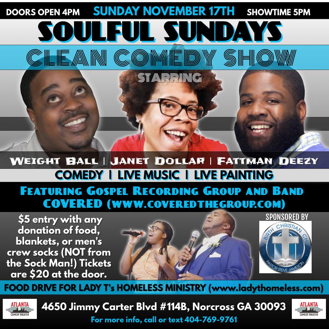 Tickets for Clean Comedy Soulful Sundays in Norcross from Atlanta ...
