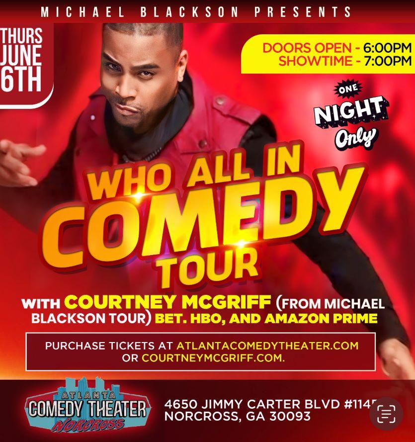 Tickets for Who All In Comedy Tour in Norcross from Atlanta Comedy Theatre