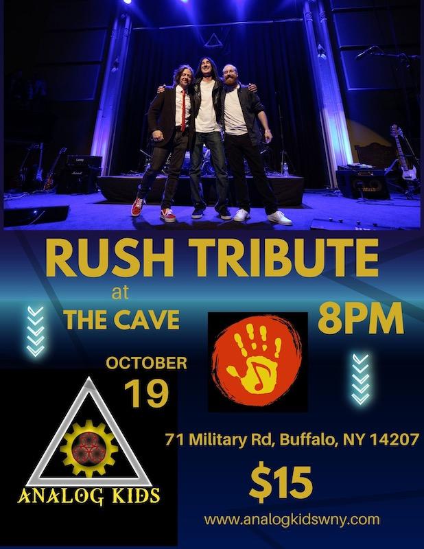 Tickets for Analog Kids Rush Tribute at The Cave in Buffalo from ...
