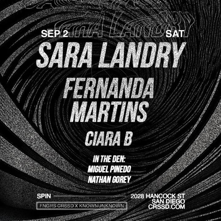 Tickets for FGNRS CRSSD x KNOWNUNKNOWN presents Sara Landry + Fernanda ...
