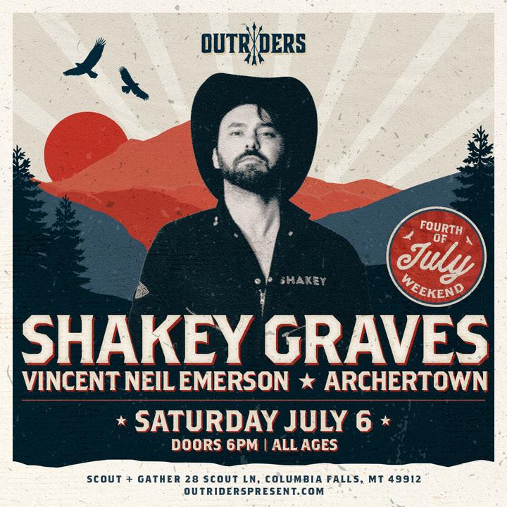 Tickets for Outriders present Shakey Graves with Vincent Neil Emerson ...