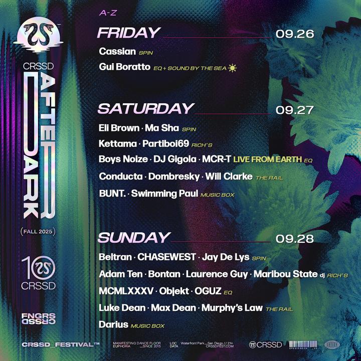 Tickets for FNGRS CRSSD x CRSSD FESTIVAL present MCMLXXXV + OBJEKT ...