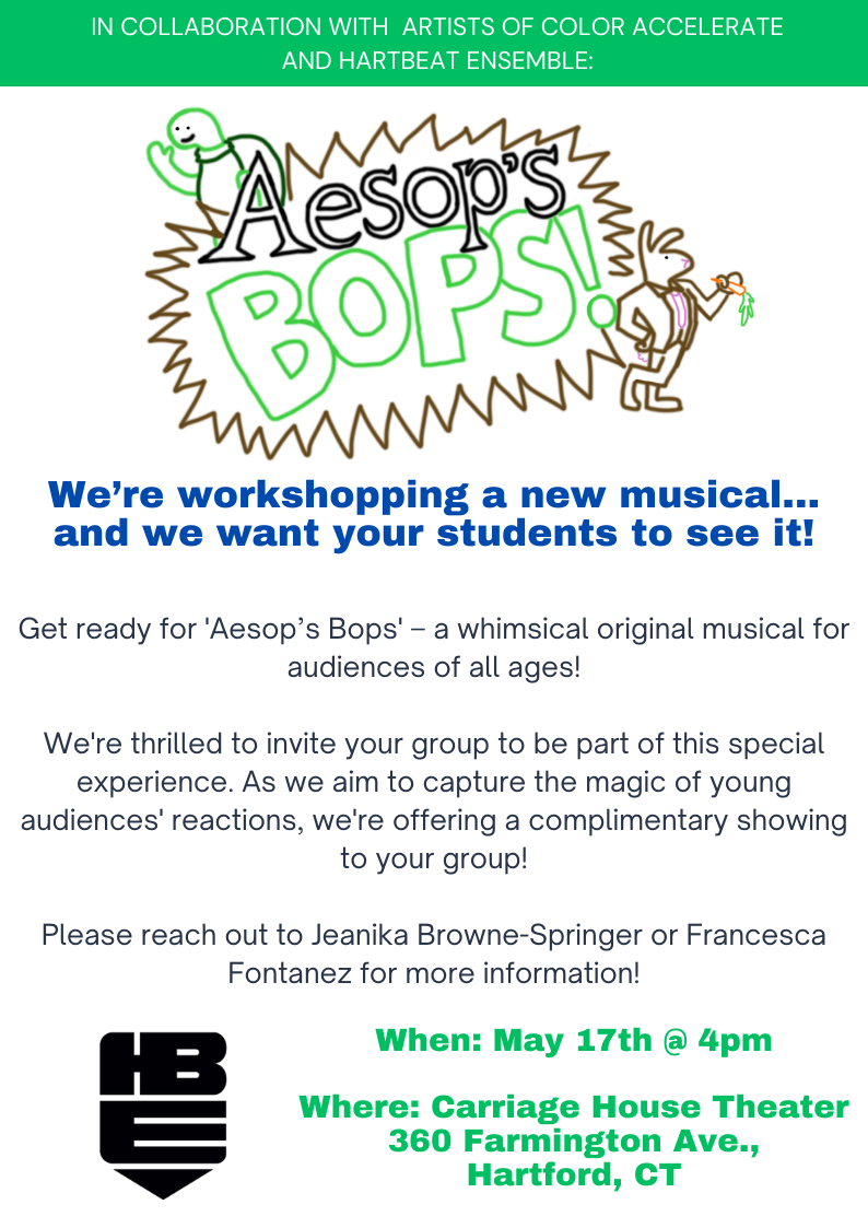 Tickets for Aesop's Bops School Workshop in Hartford from ShowClix
