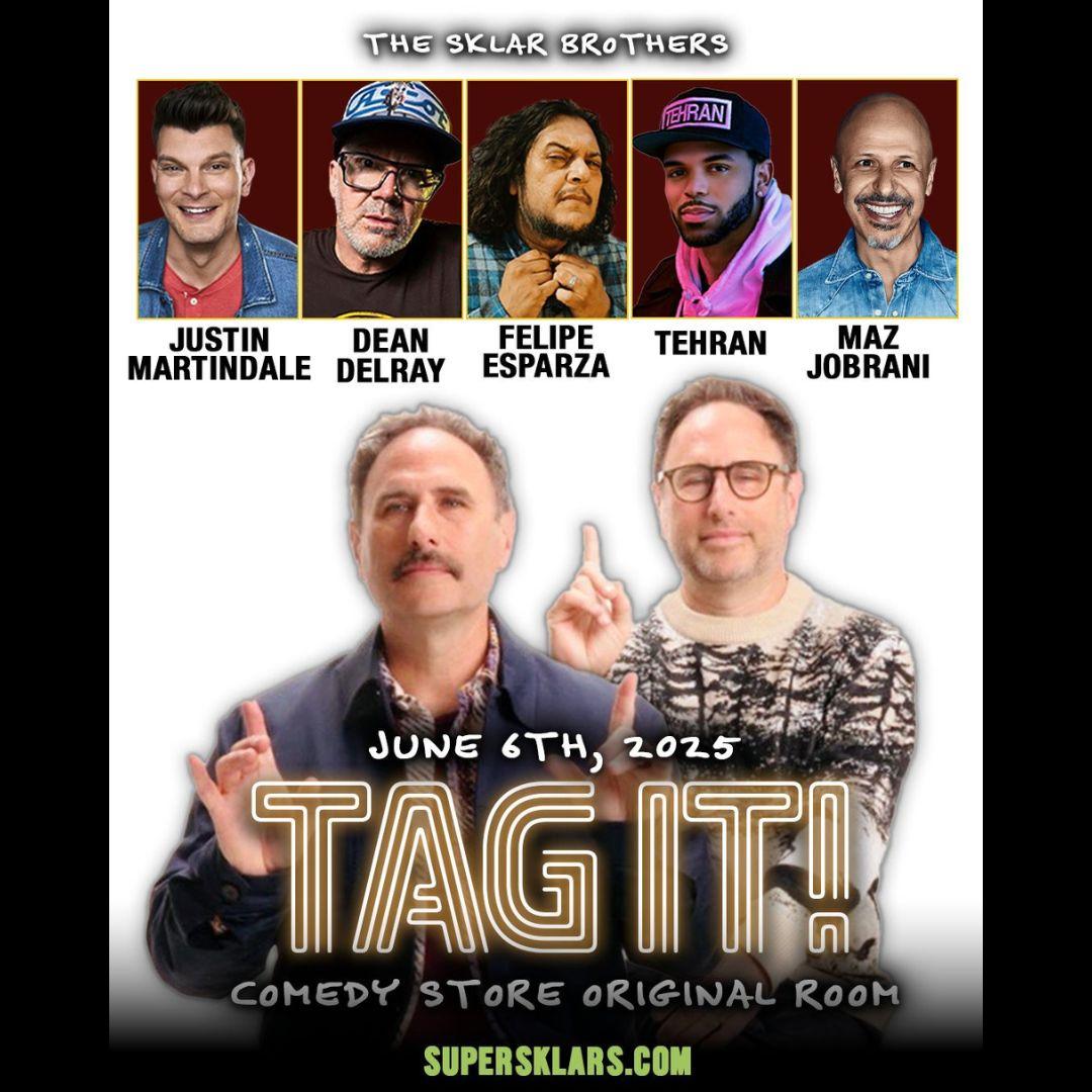 Tickets for *JUST ADDED: Craig Robinson* Tag It with the Sklar Brothers ...