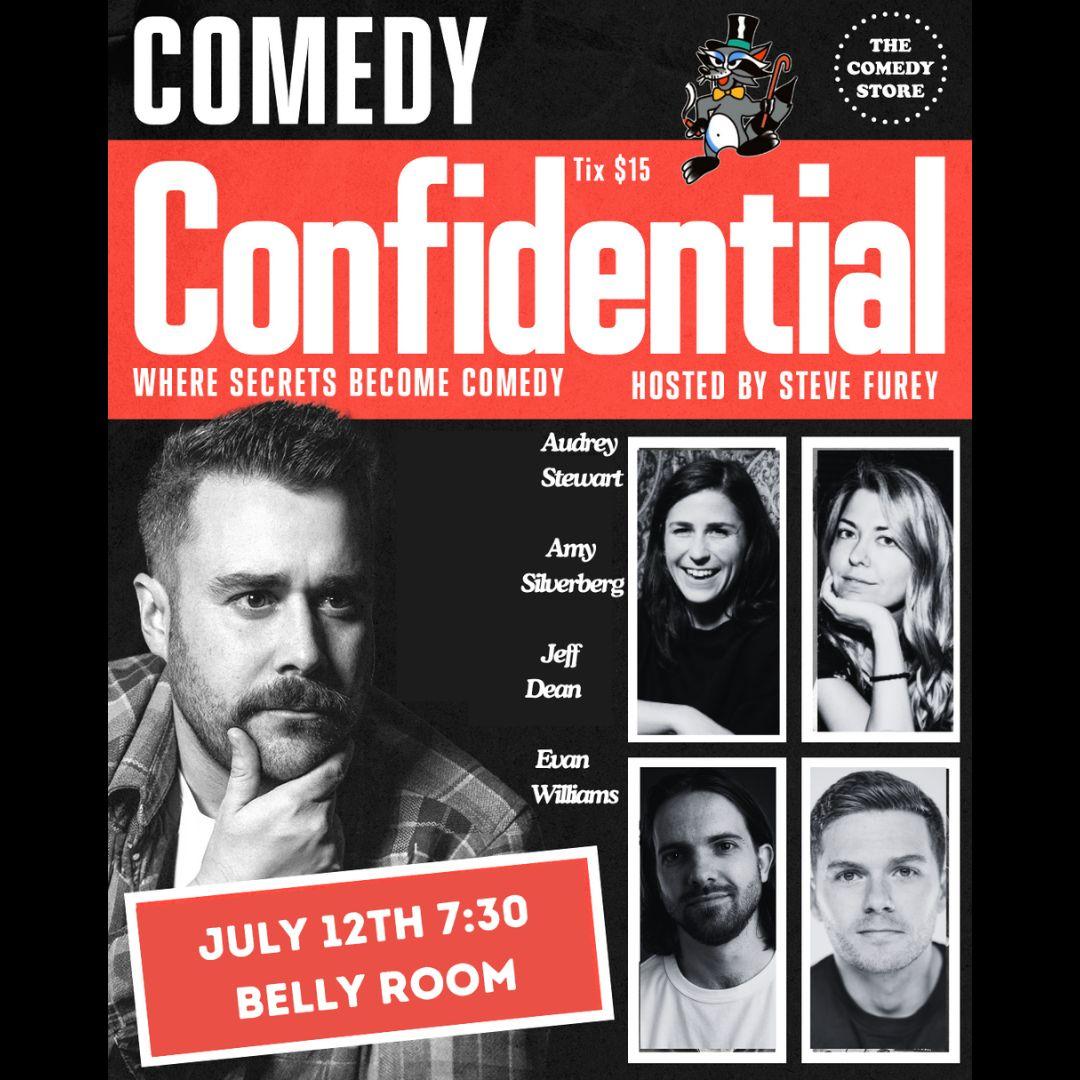 Tickets for Comedy Confidential with Stephen Furey - Audrey Stewart ...