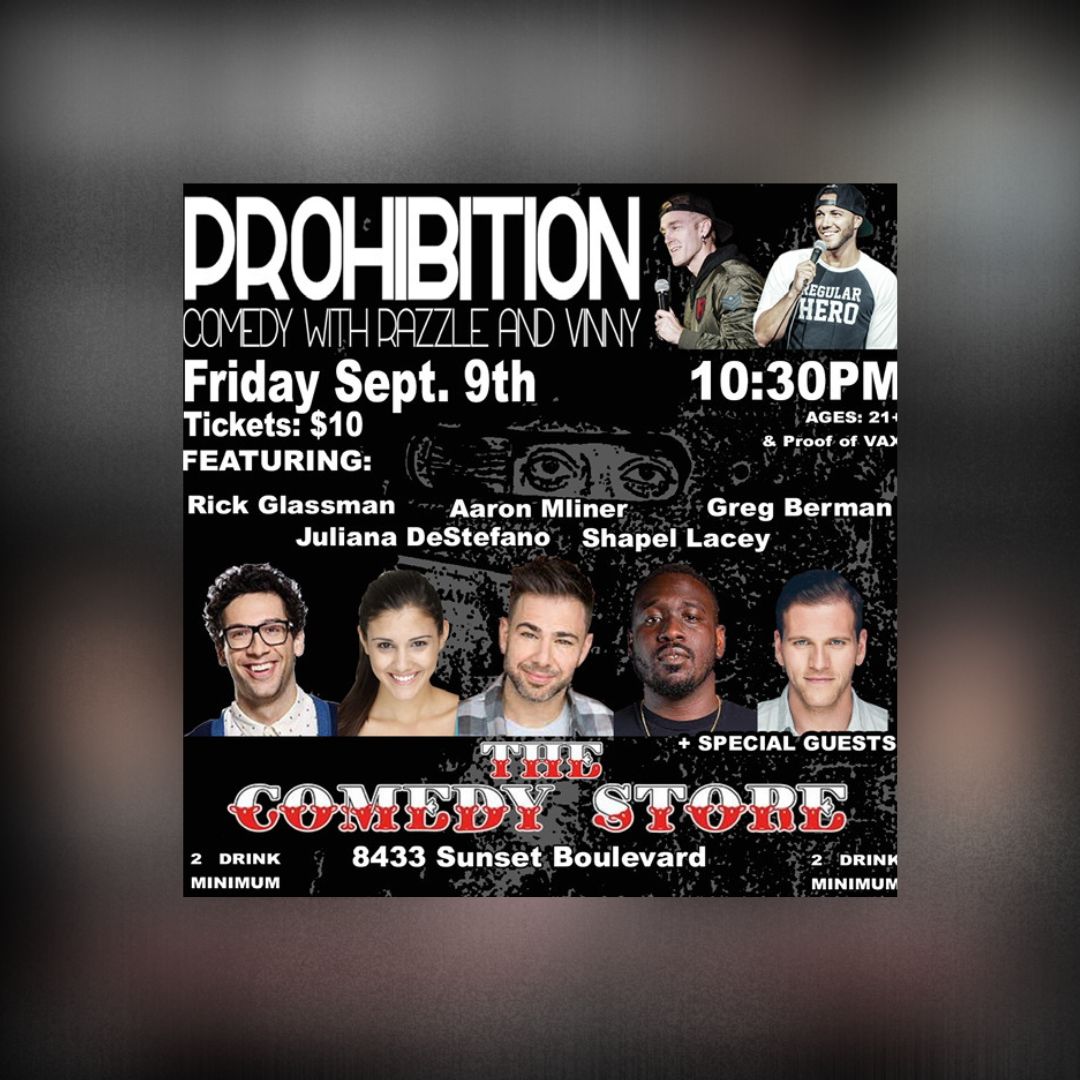 Tickets for *Low Ticket Warning* Prohibition Comedy with Razzle & Vinny ...