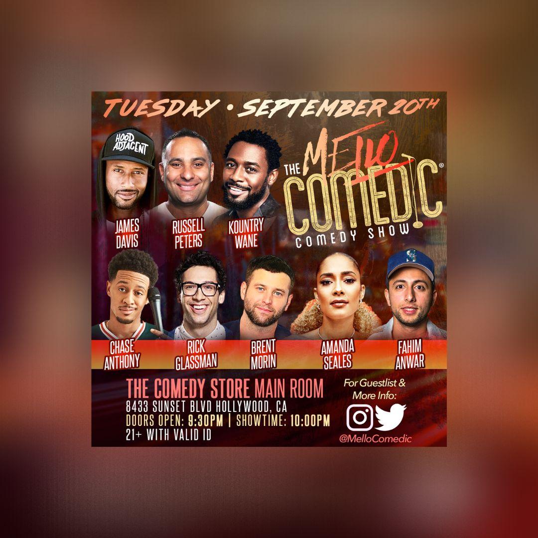 Tickets for Mello Comedic - Hosted by James Davis with Russell Peters ...