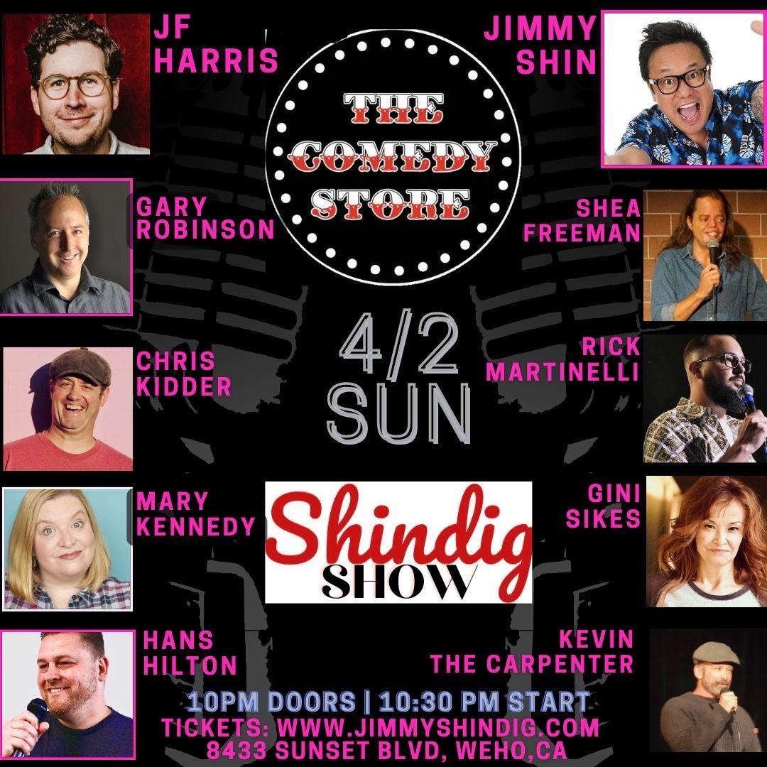 Tickets for Shindig Show - JF Harris, Jimmy Shin, Mary Kennedy, Shea ...