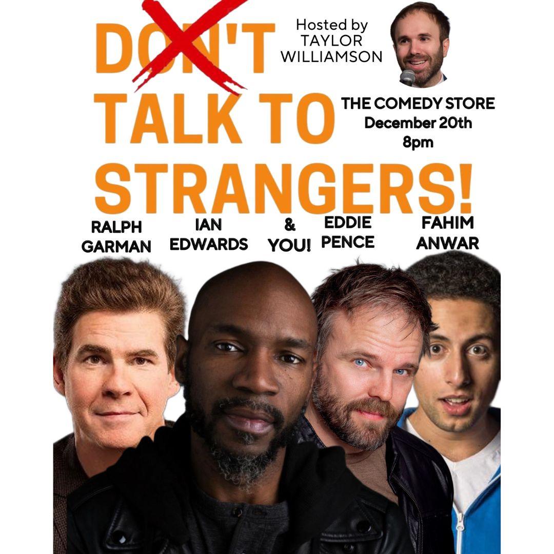 Tickets for *2 Tickets Remaining* Talk to Strangers with Taylor ...