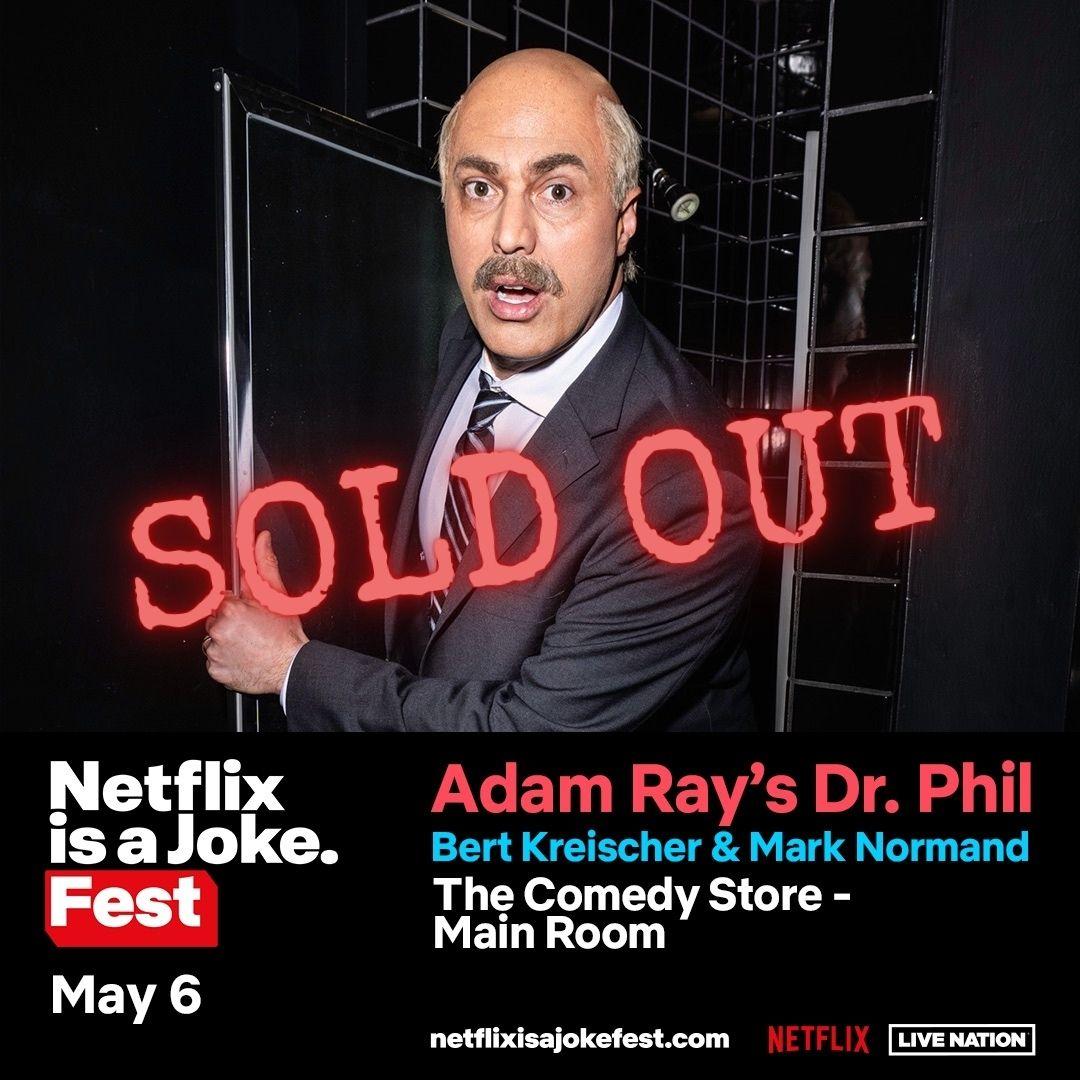 Tickets for *SOLD OUT* Dr Phil Live with Adam Ray - Bert Kreischer ...
