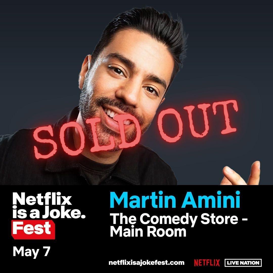 Tickets for *SOLD OUT* Martin Amini: Netflix is a Joke Festival in Los ...