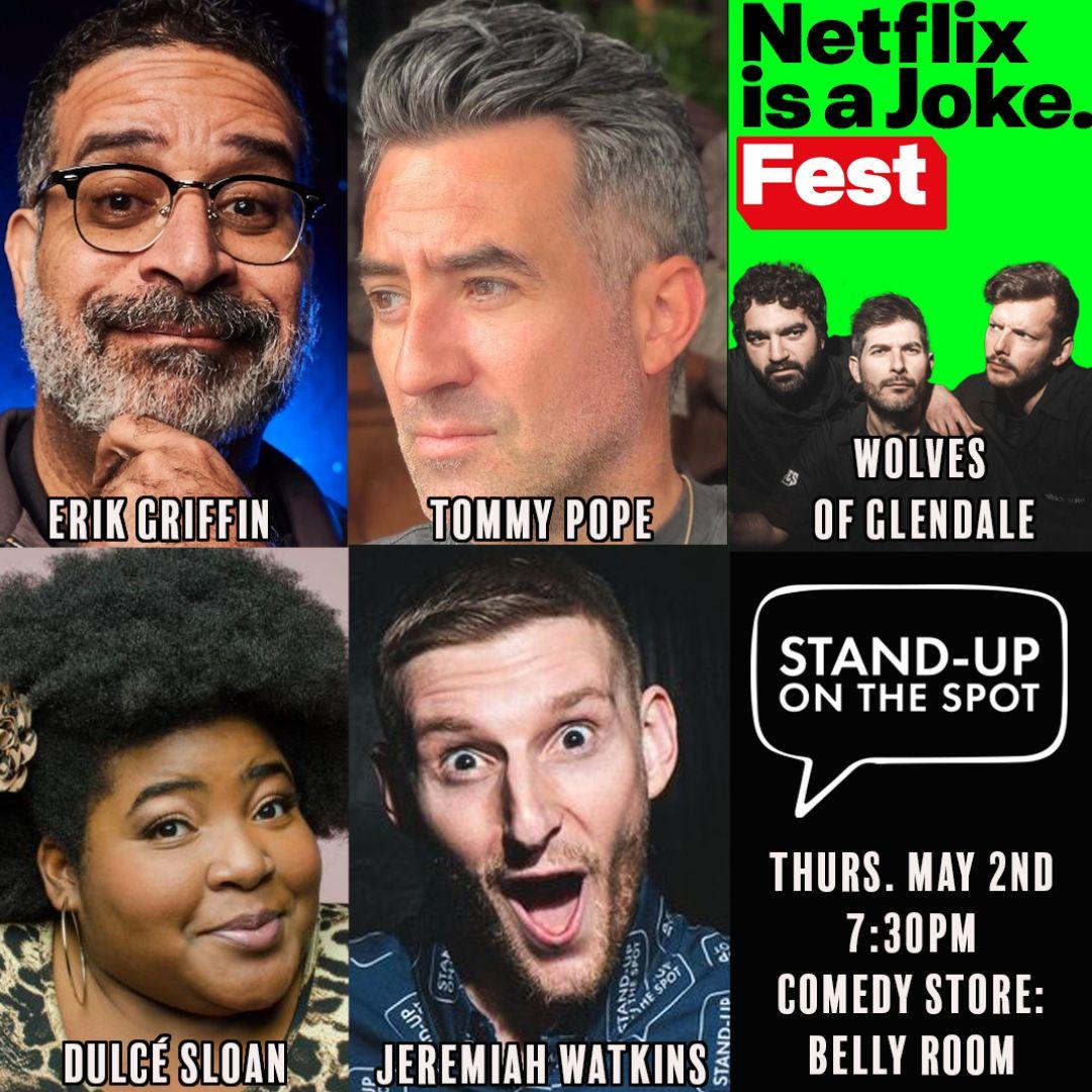 Tickets for *SOLD OUT* Stand-Up on the Spot with Jeremiah Watkins: Netflix is a Joke Festival ...