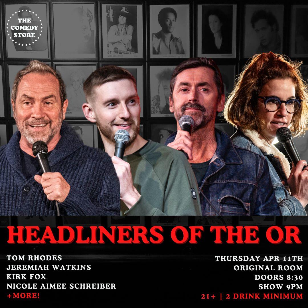 Tickets for Headliners of the OR - Tom Rhodes, Jeremiah Watkins, Kirk ...