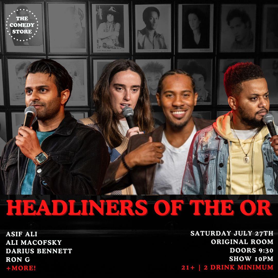 Tickets for *SOLD OUT* Headliners of the OR Late Night - Asif Ali, Darius Bennett, Ali Macofsky ...