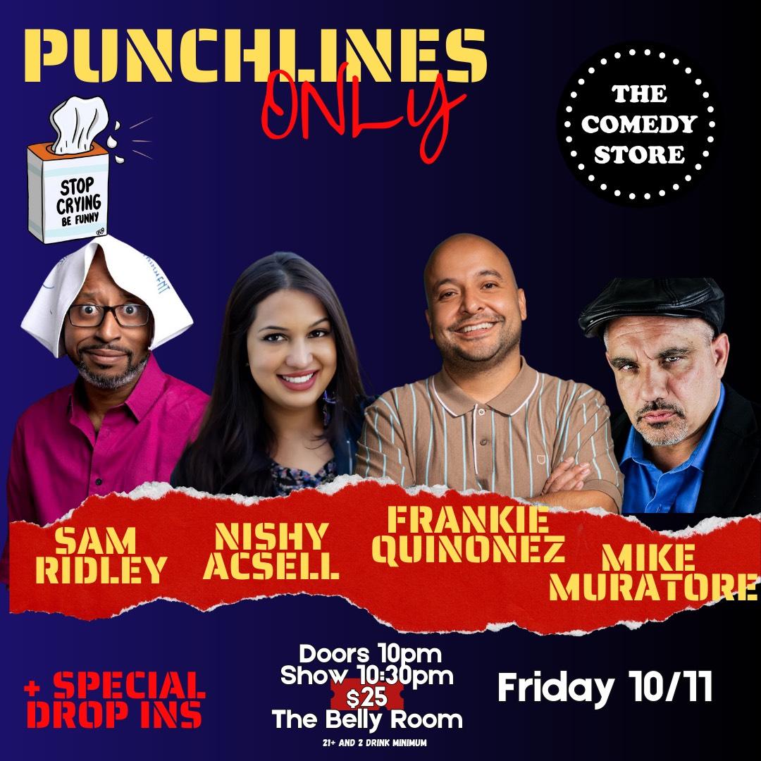 Tickets for *4 Tickets Remaining* Punchlines Only - Nishy Acsell ...
