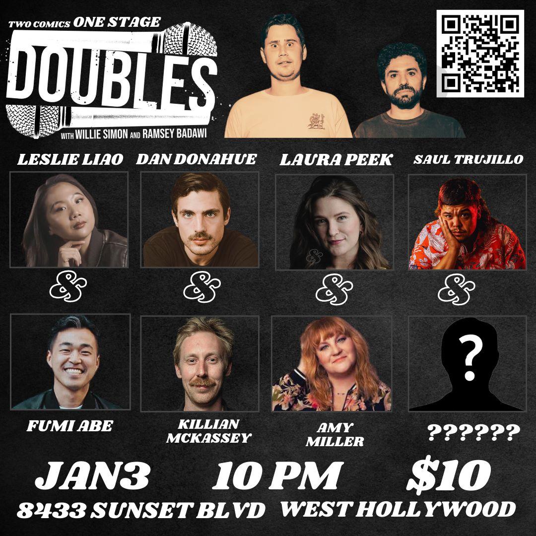 Tickets for Doubles featuring Leslie Lao, Dan Donahue, Amy Miller, Saul ...