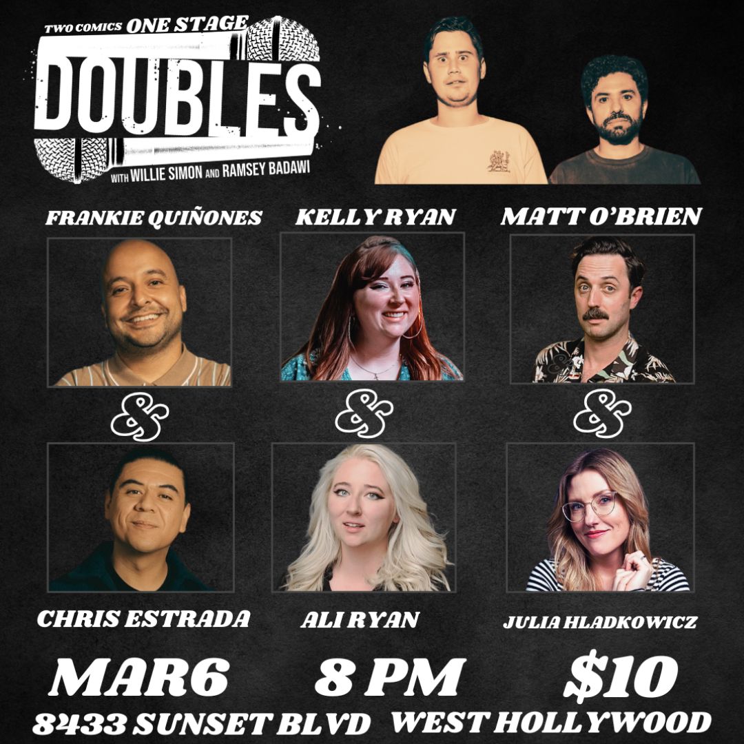 Tickets for Doubles - Hosted by Willie Simon & Ramsey Badawi with Chris ...