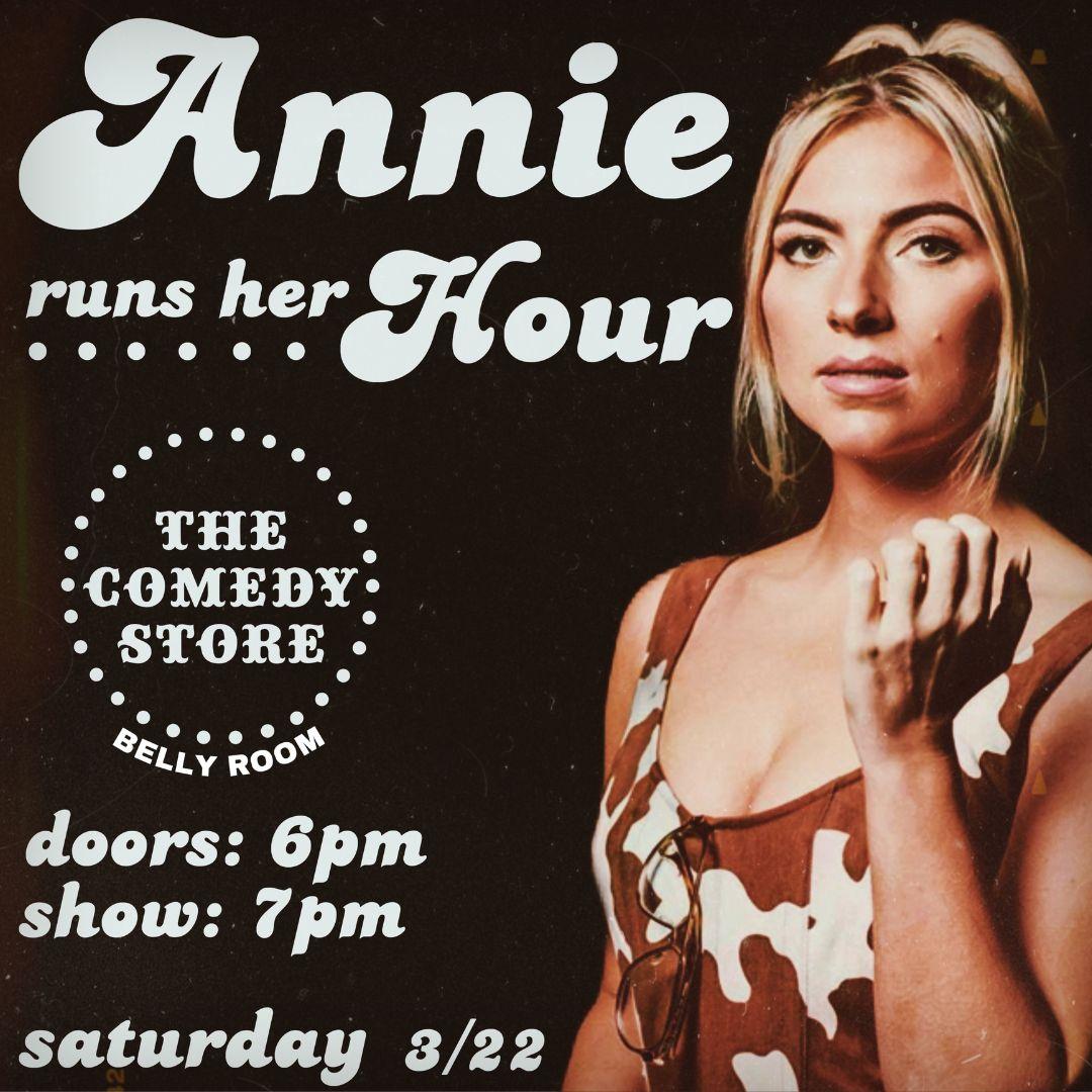 Tickets for Annie Lederman Runs Her Hour in Los Angeles from Comedy Store
