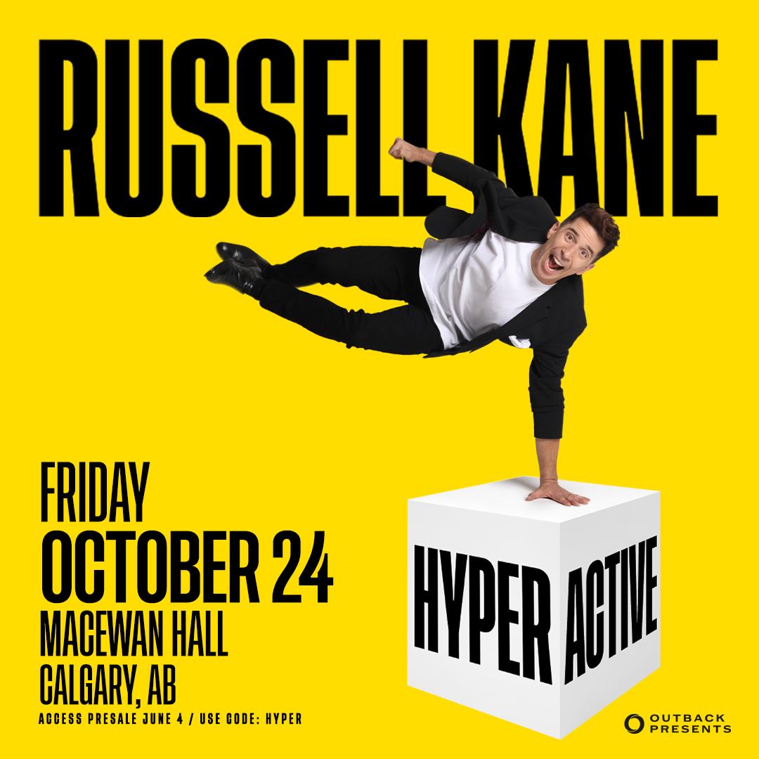 Tickets for Russell Kane: Hyperactive Tour in Calgary from ShowClix