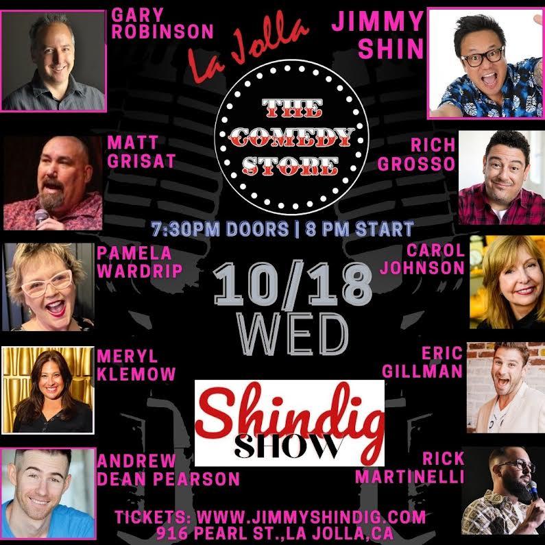 Tickets for The Shindig Show with Jimmy Shin in La Jolla from Comedy Store
