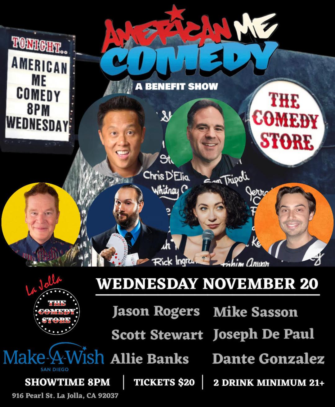 Tickets for American Me ComedyPresents A Special One-Nite Benefit for ...
