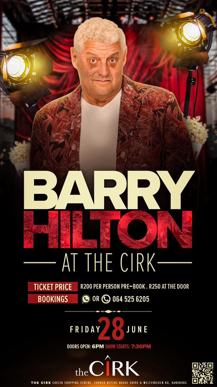 Tickets for Barry Hilton in Randburg from KOID SMART TICKETING