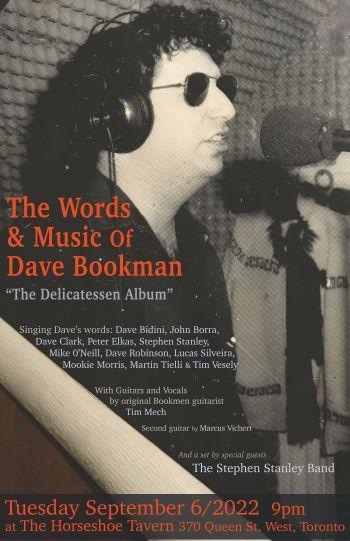 Tickets for The Words & Music of David Bookman in Toronto from Showclix
