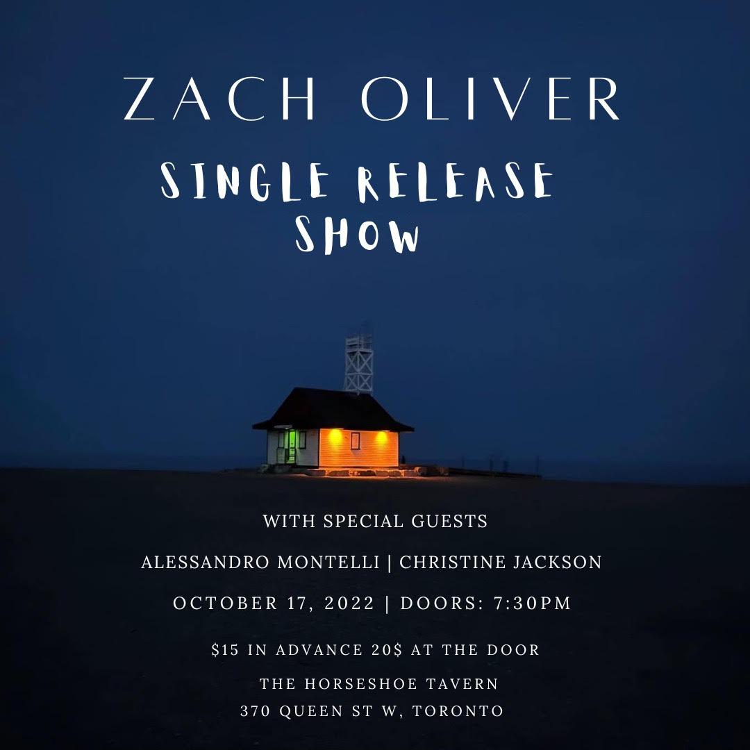 Tickets for Zach Oliver w/ Alessandro Montelli, Christine Jackson in Toronto from Showclix