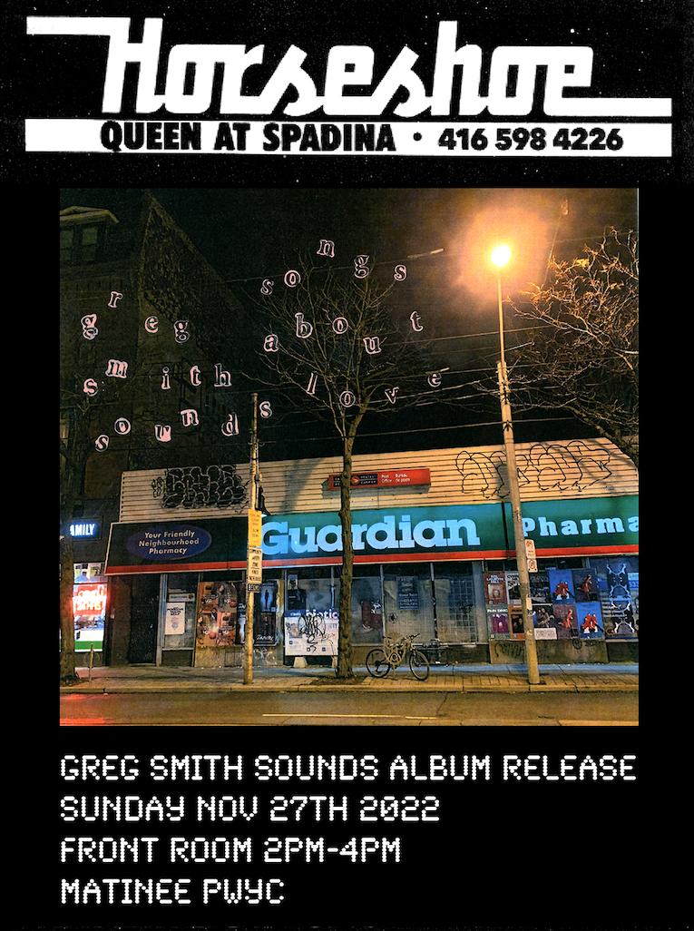 Tickets for Greg Smith Sounds Album Release in Toronto from Showclix