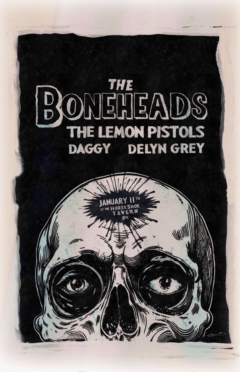 The Boneheads with Lemon Pistols, Daggy and Delyn Grey in Toronto ...