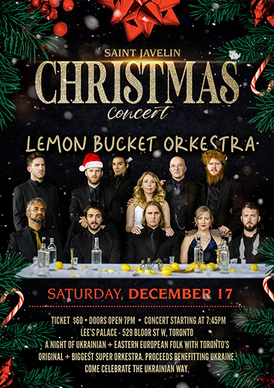 Tickets for Saint Javelin Christmas Concert Featuring Lemon Bucket ...