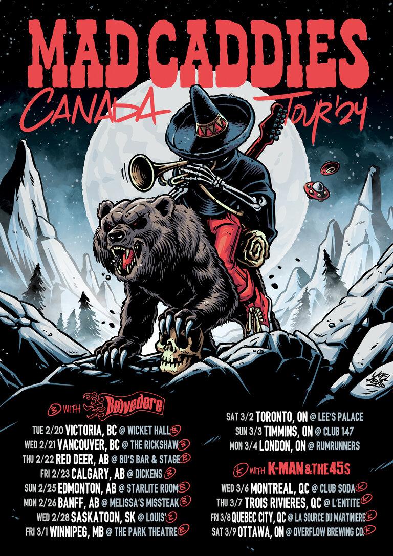 Tickets for Mad Caddies in Toronto from Showclix