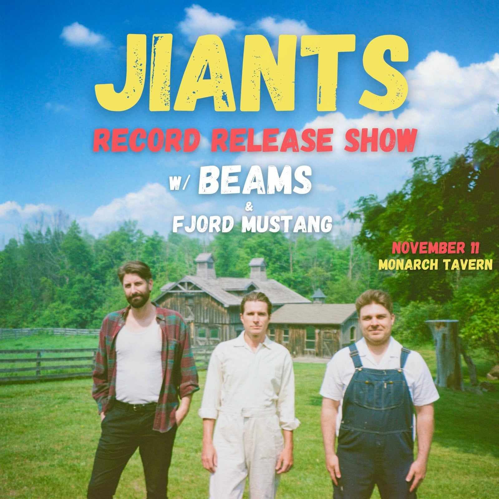 Tickets for Jiants w/ Beams, Animal Boy in Toronto from ShowClix