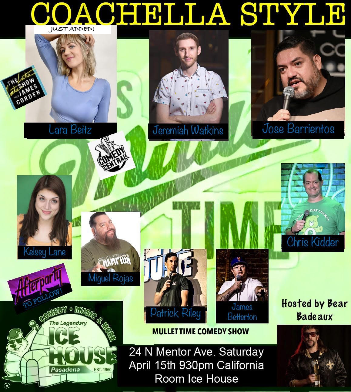 Tickets for Mullet Time:Bear Badeaux (SOLD OUT!) in Pasadena from ShowClix