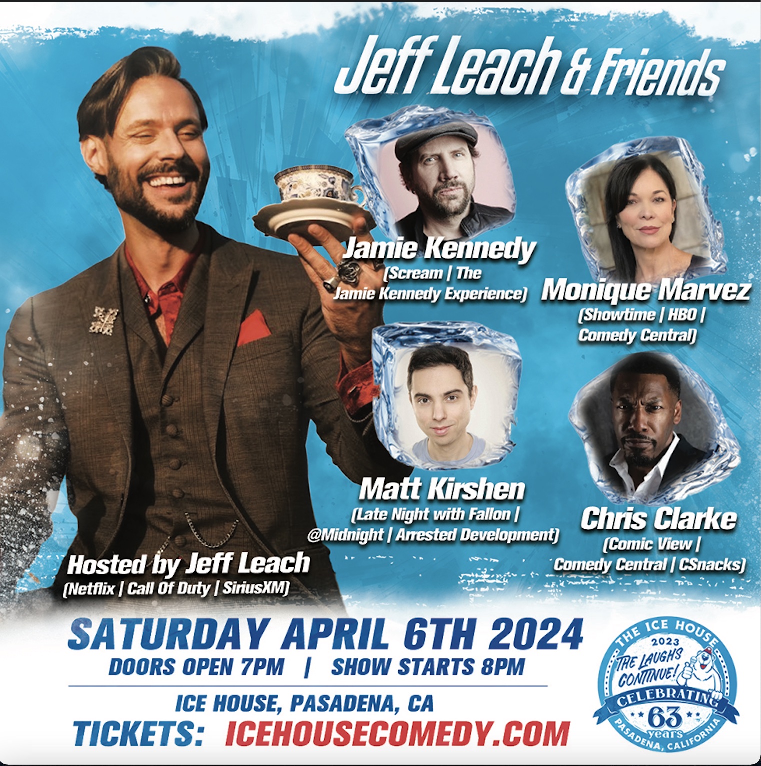 Tickets for Jeff Leach & Friends in Pasadena from ShowClix