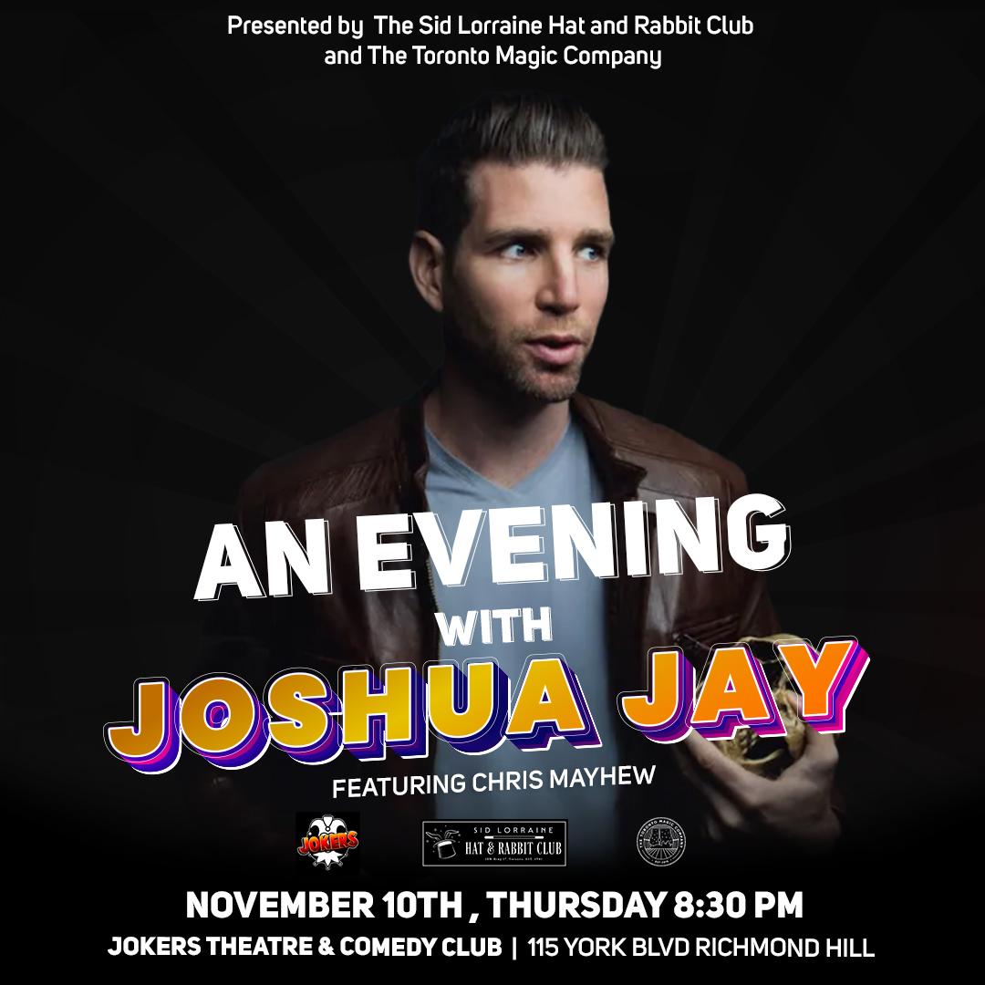 Tickets for An Evening with Joshua Jay in Richmond Hill from ShowClix