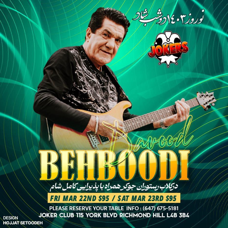 Tickets for Davood Behboodi Concert in Richmond Hill from ShowClix
