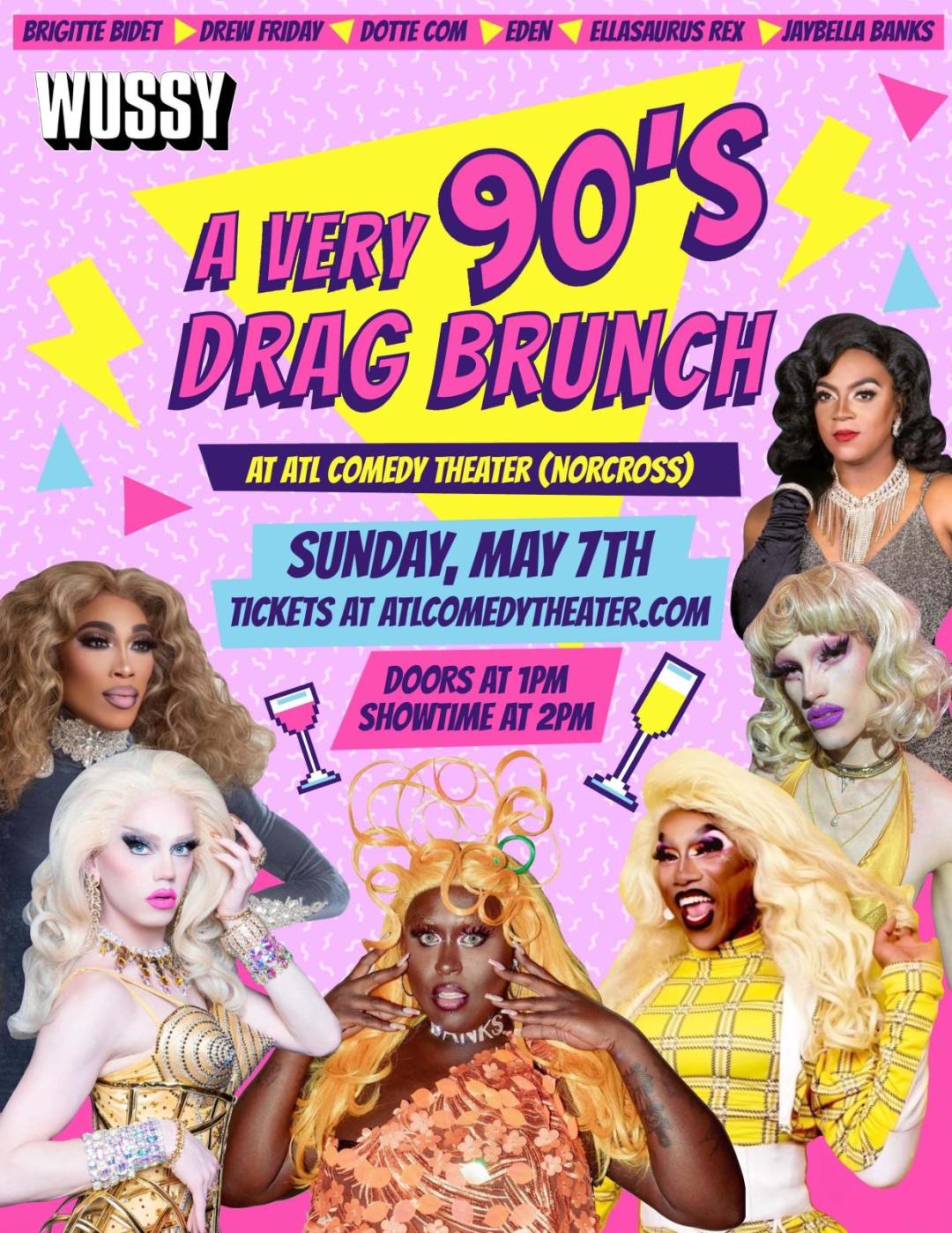 Tickets for A VERY 90s DRAG BRUNCH in Norcross from Atlanta Comedy Theatre